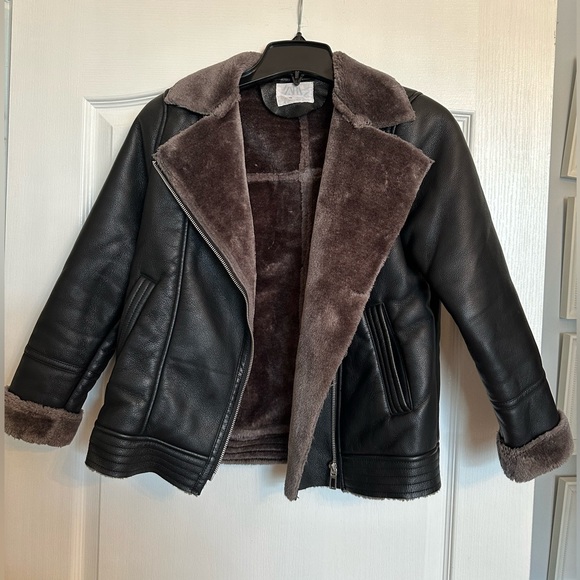 Zara | Jackets & Coats | Zara Faux Shearling Jacket | Poshmark